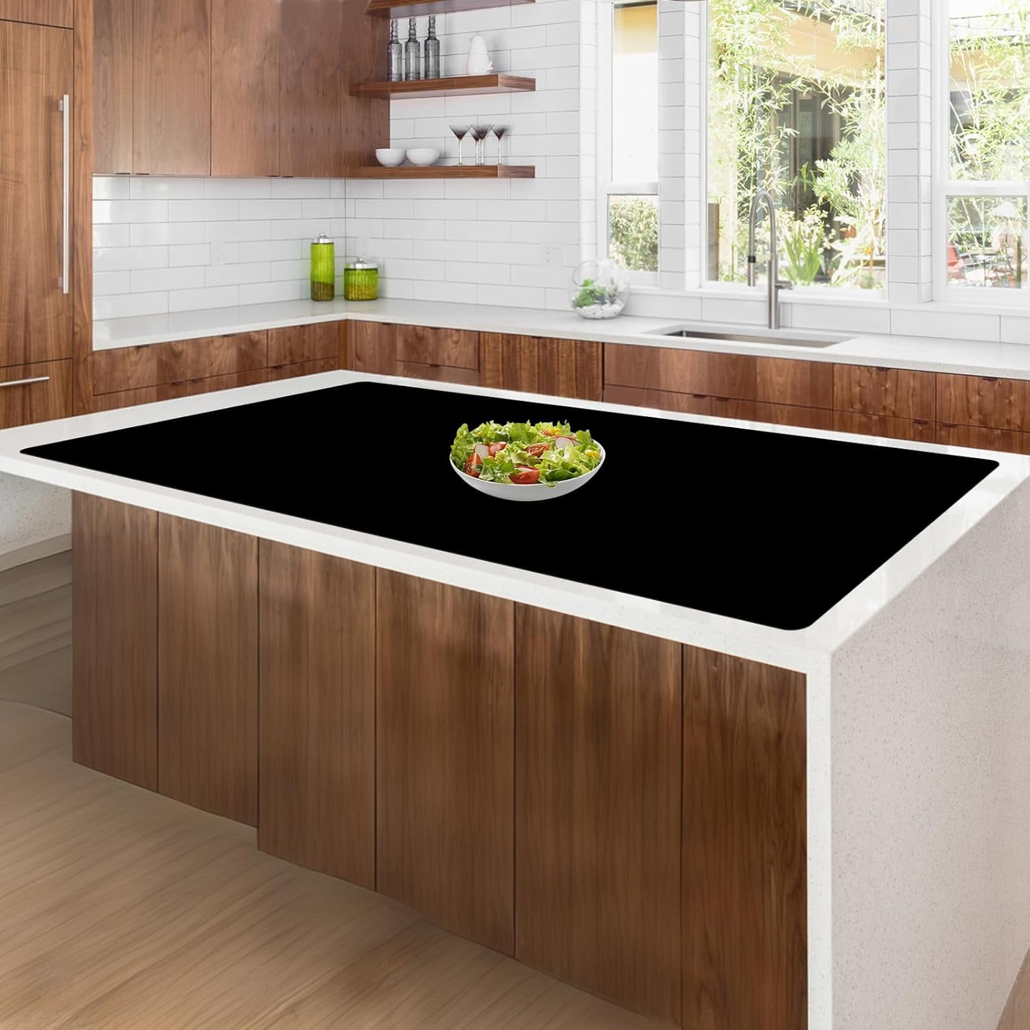 35.4"x23.6" Large Silicone Mat for Kitchen Counter, Non-Slip Heat ...