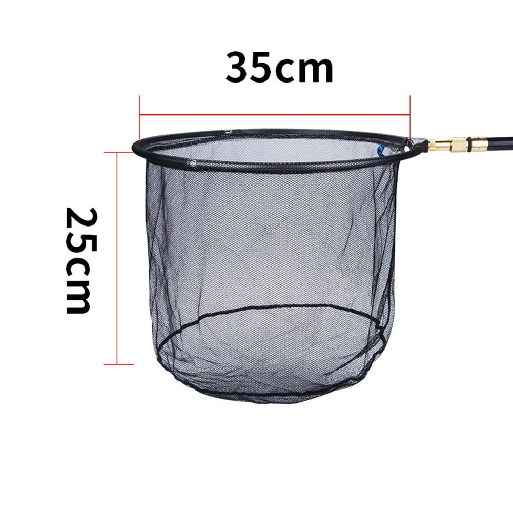 35/40/45mm Carbon Fiber Telescoping Fishing Landing rod Net Folding net ...