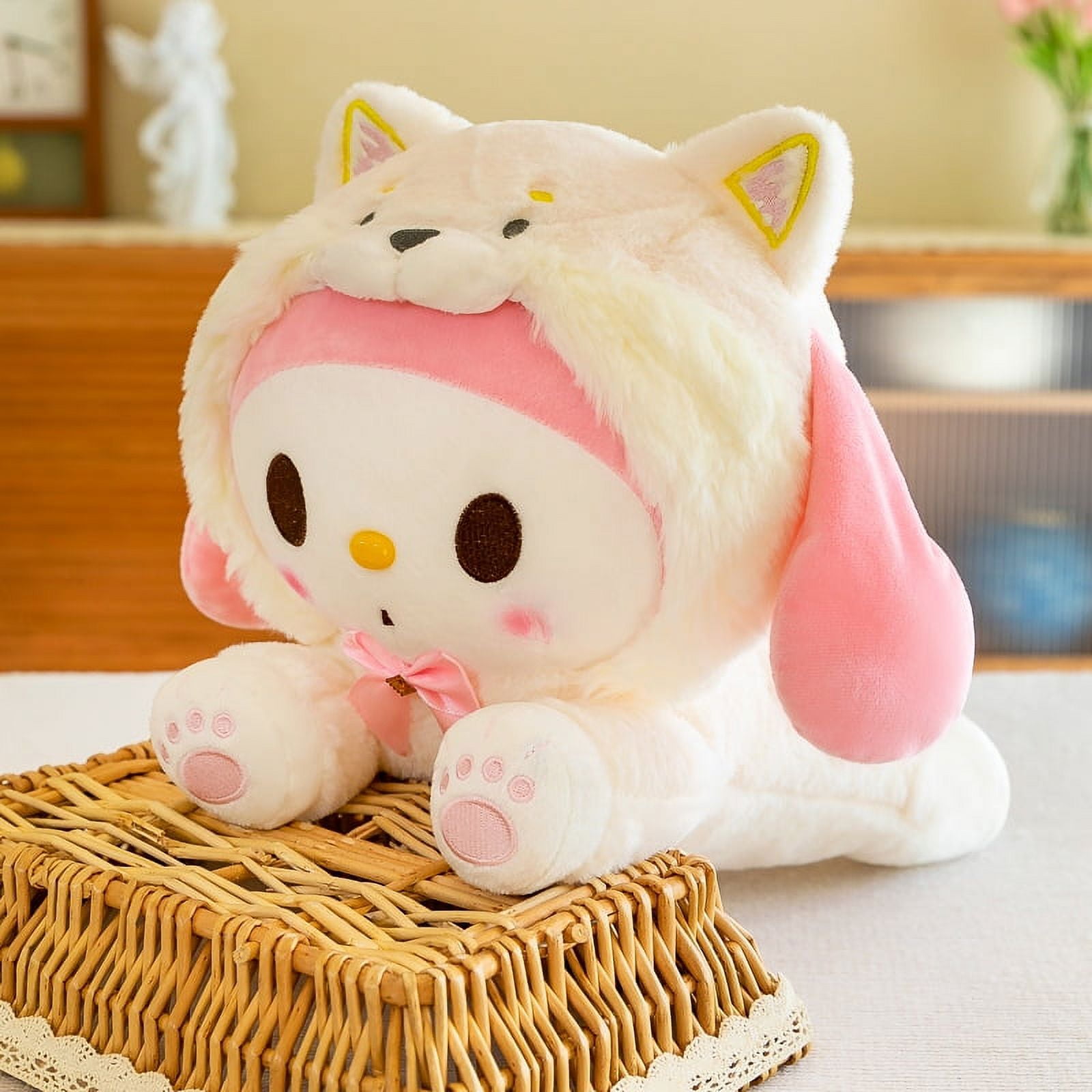 35/45cm Cartoon Filled Doll Kuromi Plush Toy Melody Doll Pillow ...