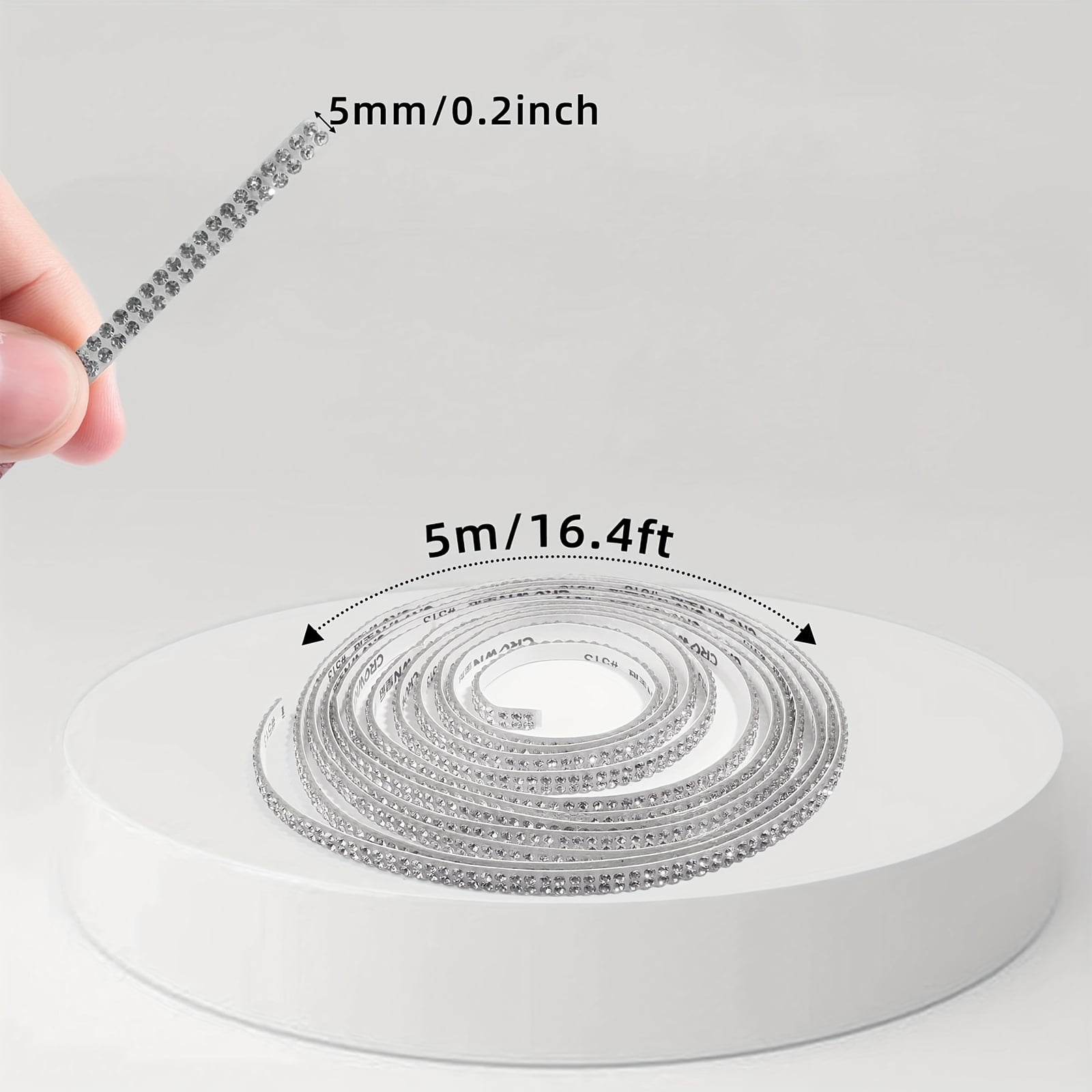 35.4Inch Bling Car Trim Self-Adhesive, Car Dashboard Decorations, Car ...