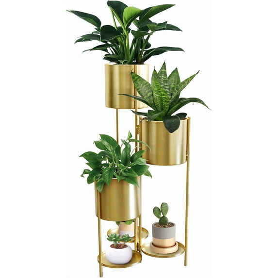 35.5'' High Metal Plant Stand 6 Tier 6 Potted Indoor Flower Pot Stand ...