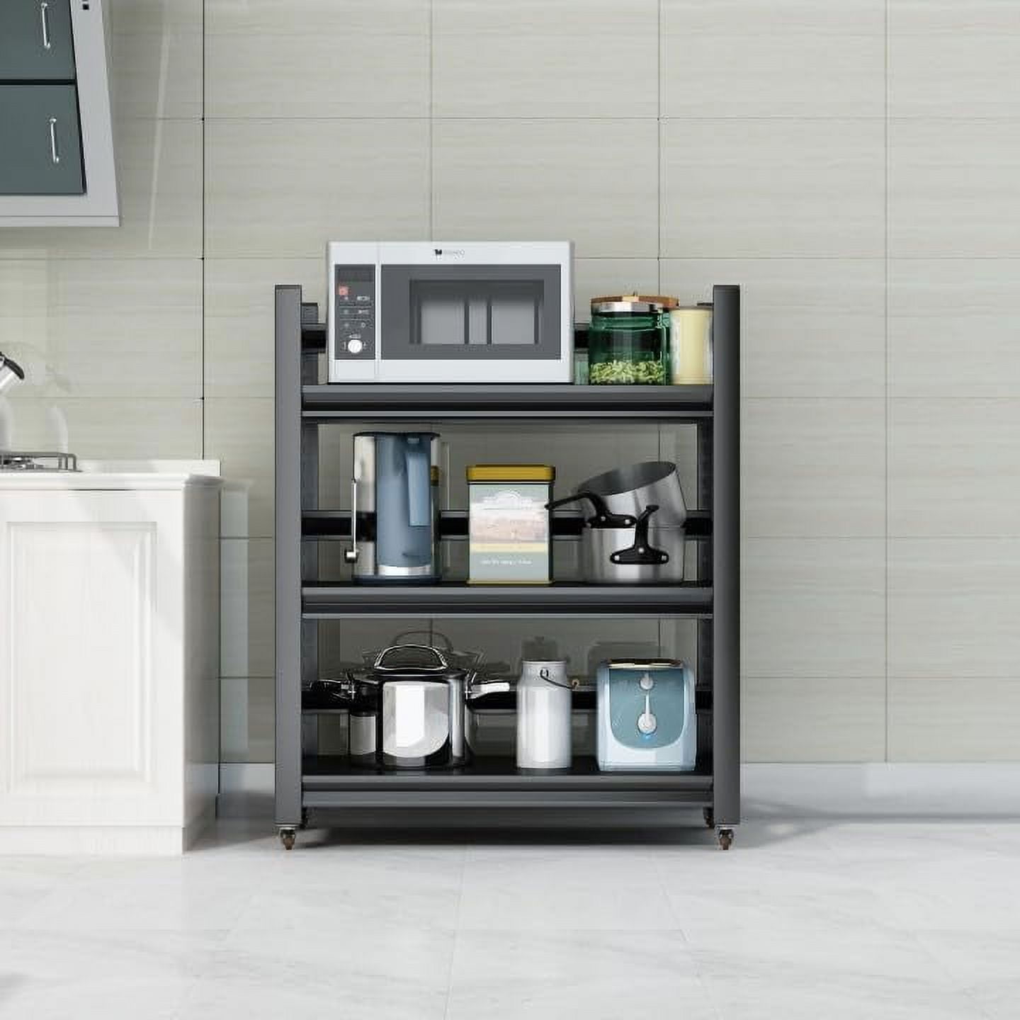 35.5" W Garage Shelving Unit-Easy Assembly Metal Shelves and Storage-3 ...