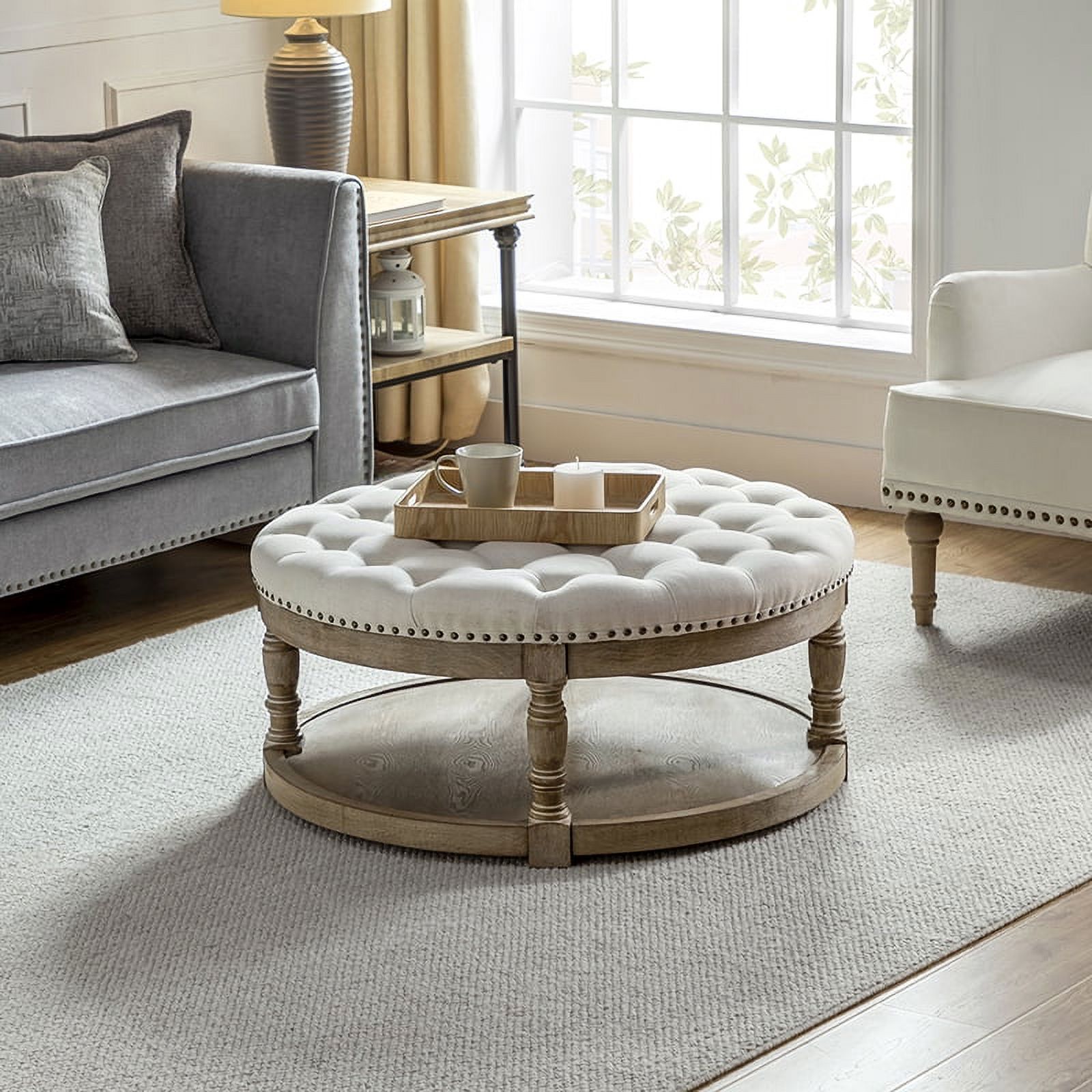 Modern Small Faux PU Leather Footstool Ottoman Footrest Stool Seat ...