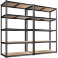 35.55"W x 72"H x 16"D Storage Shelves 72"H Garage Shelving Heavy Duty ...