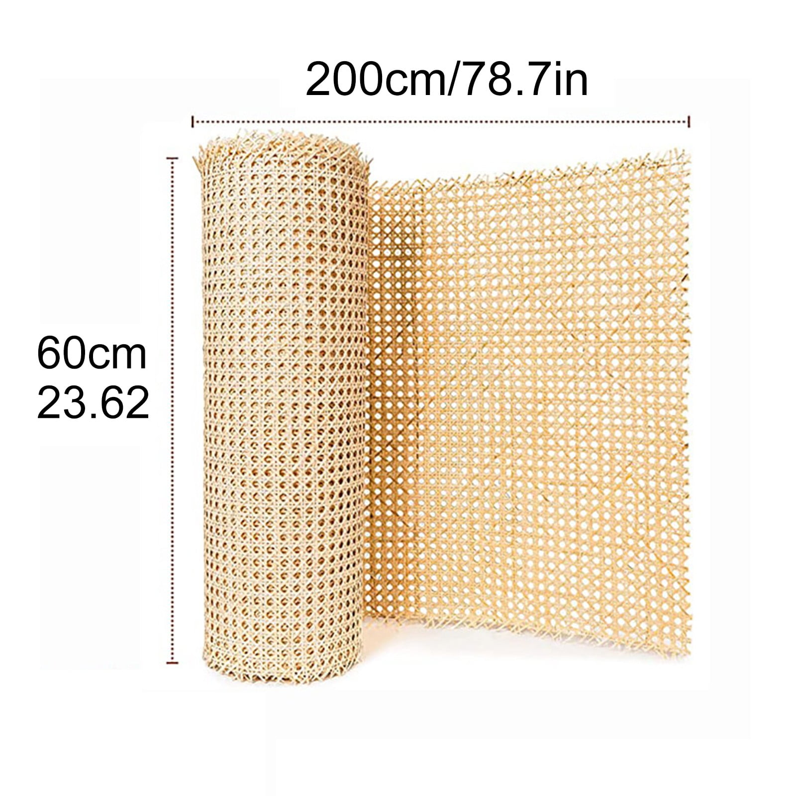 35-60Cm Width 1/1.5/2 Meters Length Plastic Rattan Cane Webbing Roll ...