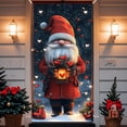 35×71 Inch Christmas Door Cover Style A - Santa Claus Design, Festive ...
