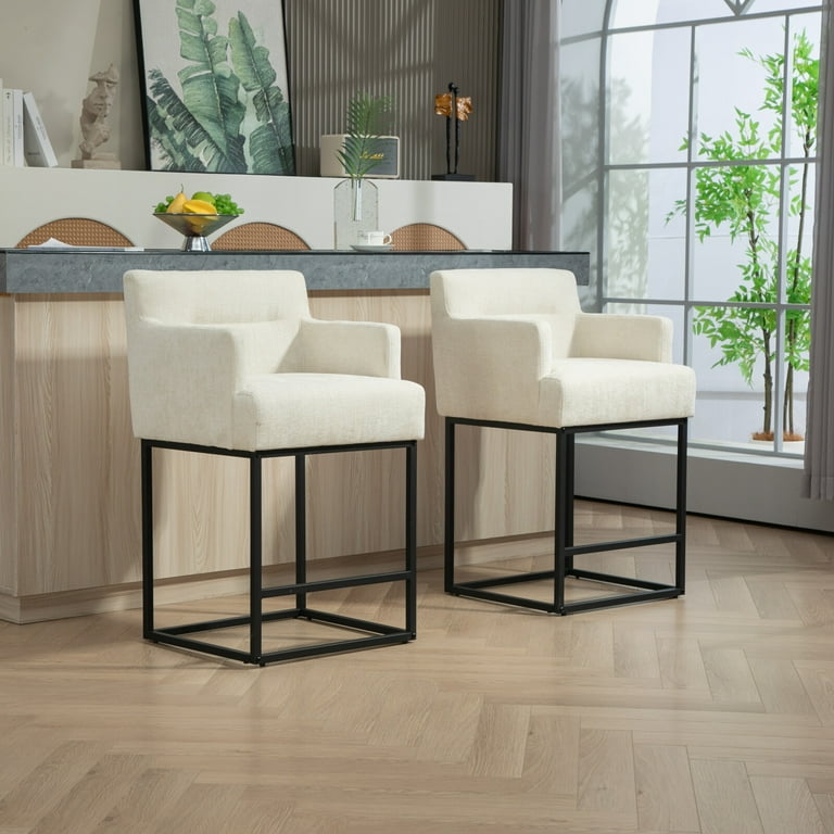 Metal stool with backrest store