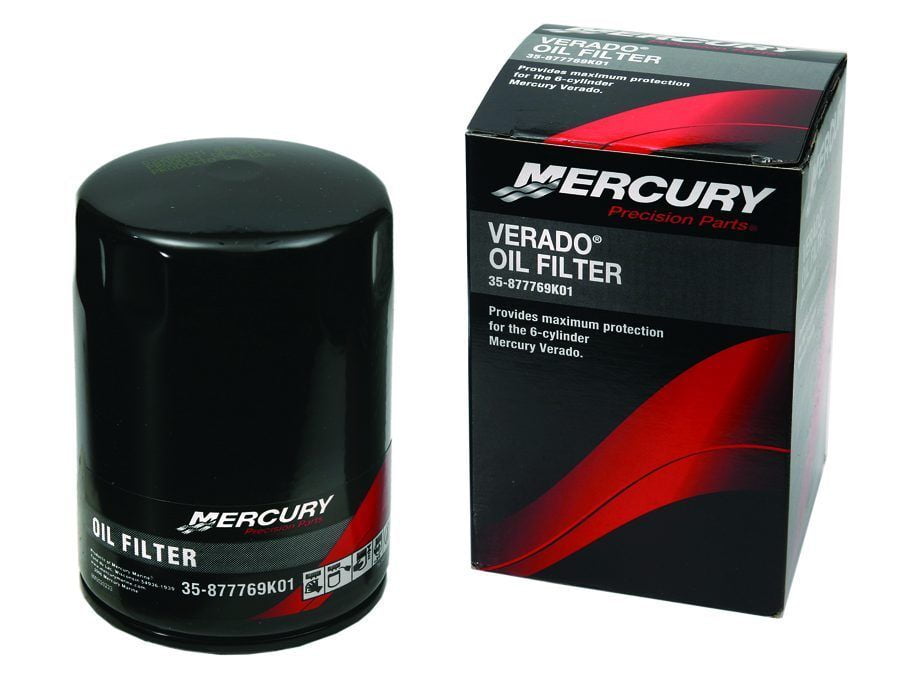 35-877769K01 Mercury Verado 4-Stroke Outboard Motor Oil Filter Marine ...