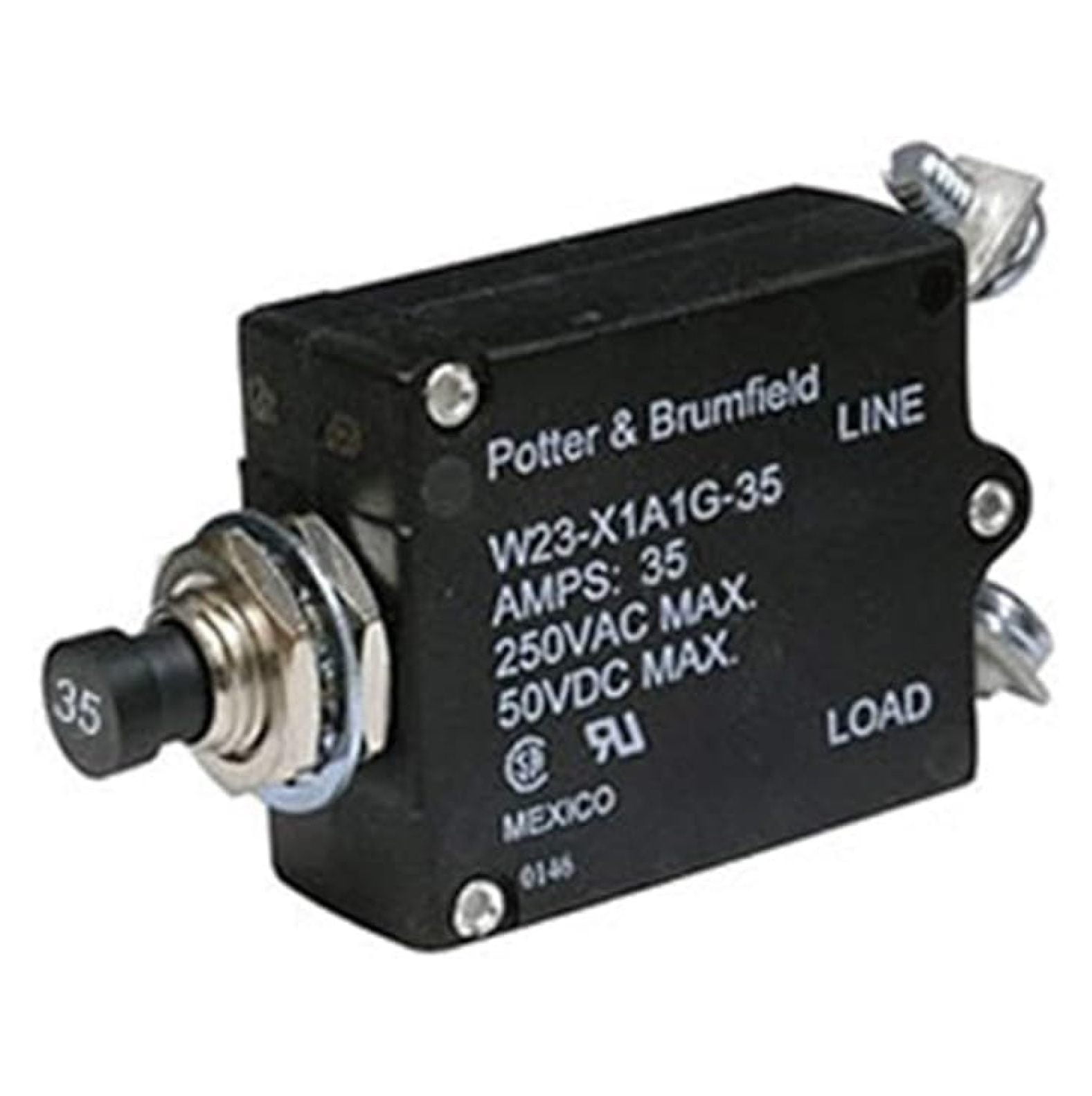 35 Amp Circuit Breaker - W23-35 & W23-X1A1G-35/35 - Electrical Panel ...
