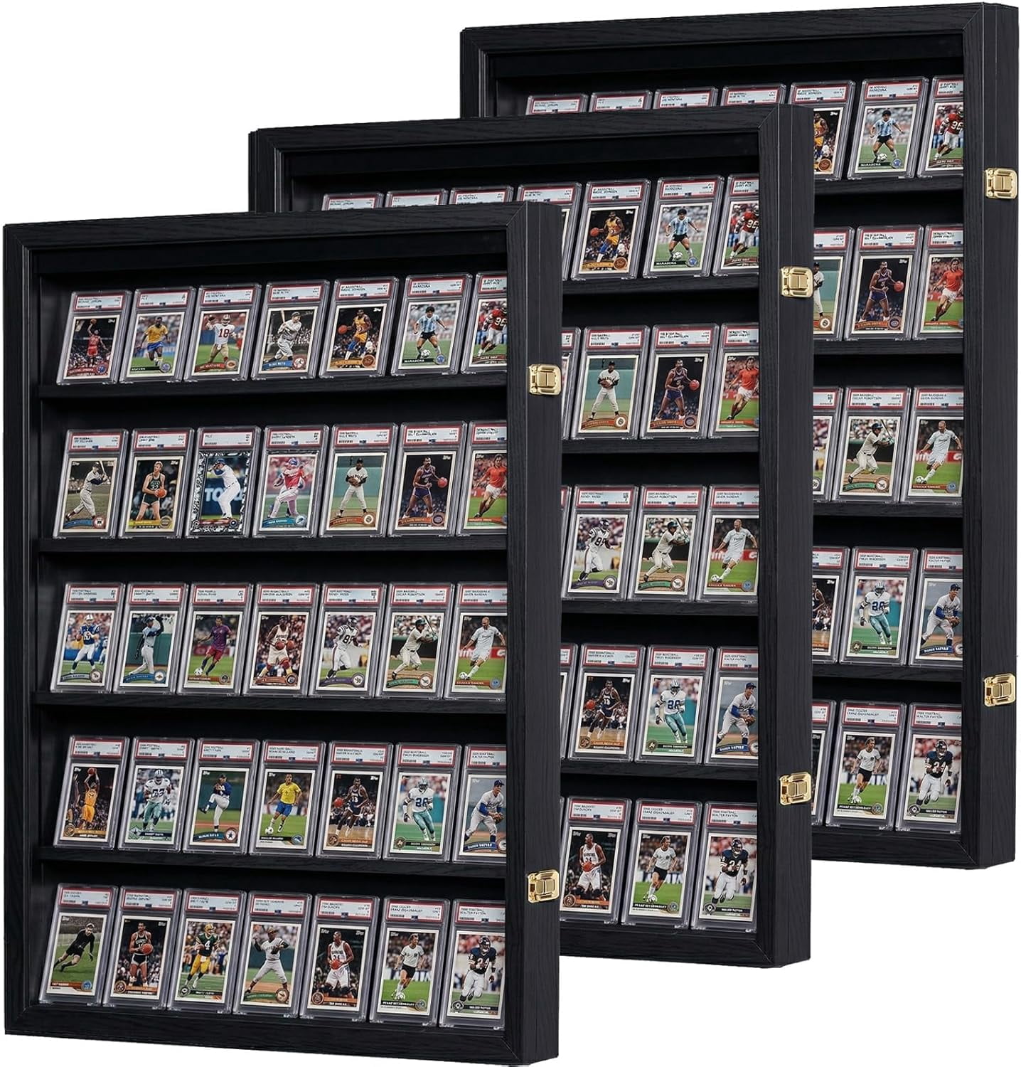 35 Baseball Card Display - Graded Sports Card Display Frame Metal Clasp ...