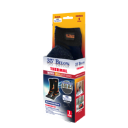 As Seen On TV 35 Degree Below Socks, Black, Large - Walmart.com