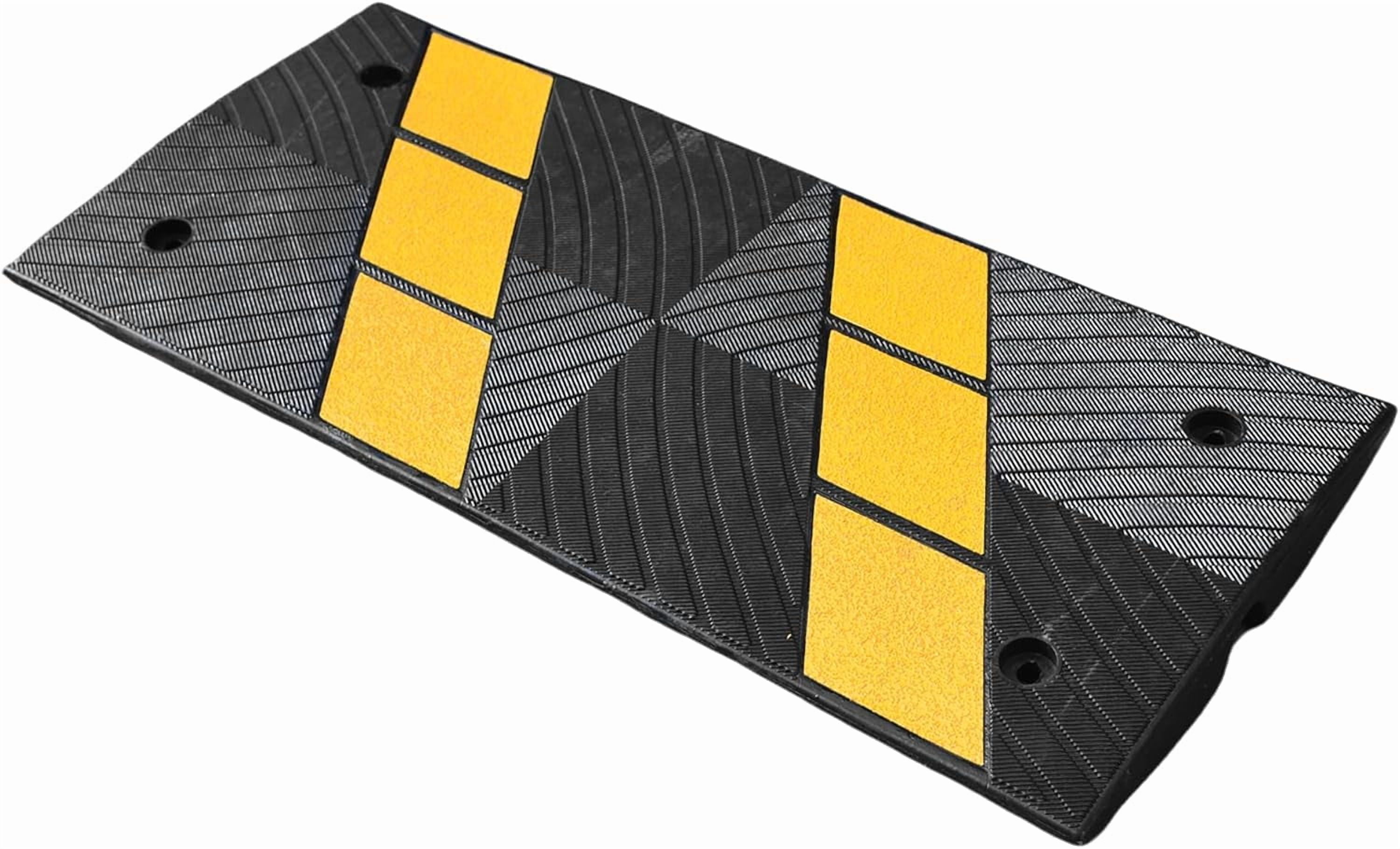 35" Car Vehicle Curbside Driveway Ramp,Heavy-Duty Rubber Threshold ...