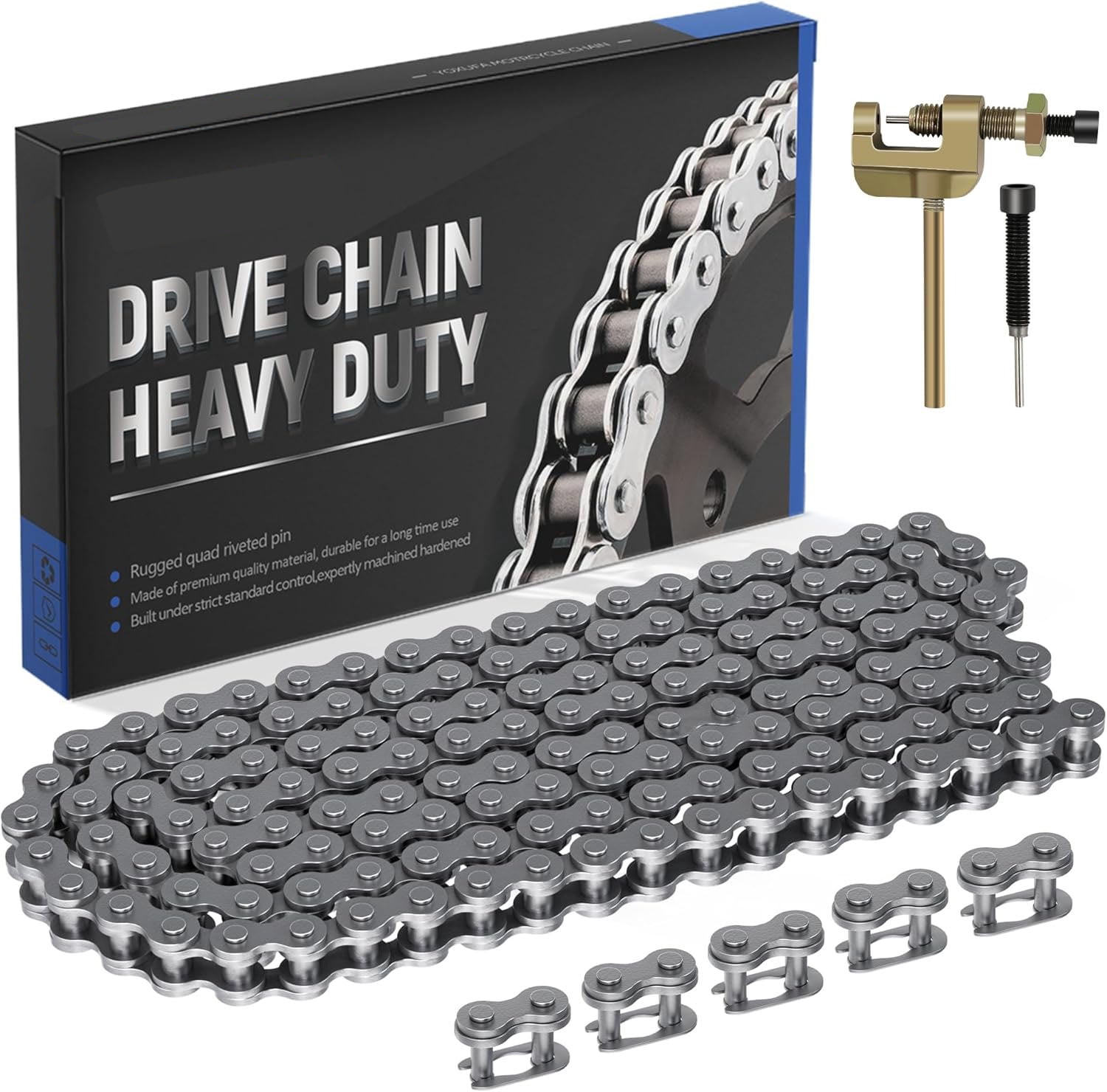 #35 Chain Fit for Mini Bike Coleman CT100U CC100X Baja Doodle Bug DB30 ...