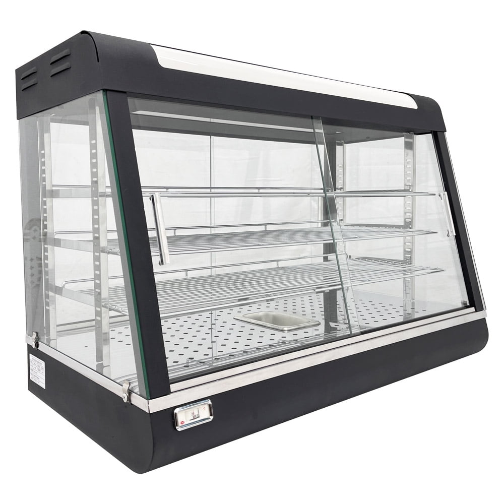 35" Commercial Food Warmer Display Case Desktop Egg Tart Pizza Food ...