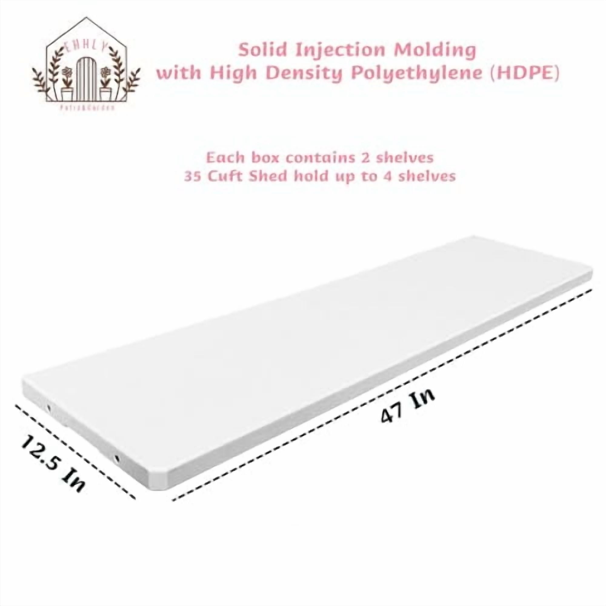 35 Cuft Outdoor Storage Shed Shelf, Outdoor Storage Cabinet Shelves for ...