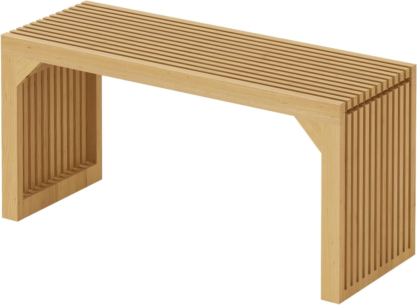 **35" dining bench, indoor wood bench for entryway,living room,kitchen ...