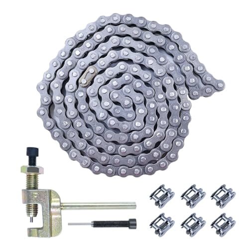 35 Drive Chain 140 Links with Chain Breaker Kit for Motovox MBX10 MBX11 ...