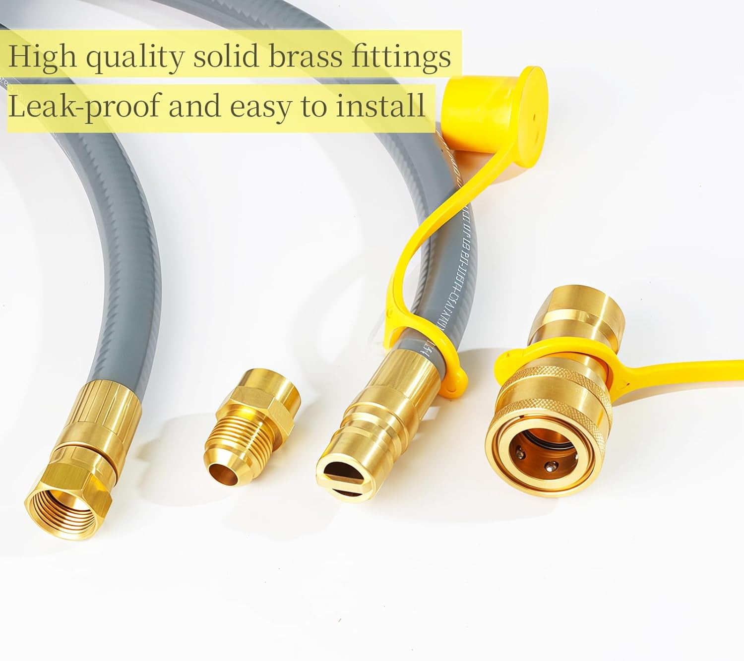 35 Feet 1/2 inch Natural Gas Hose with Quick Connect Fittings - Walmart.com