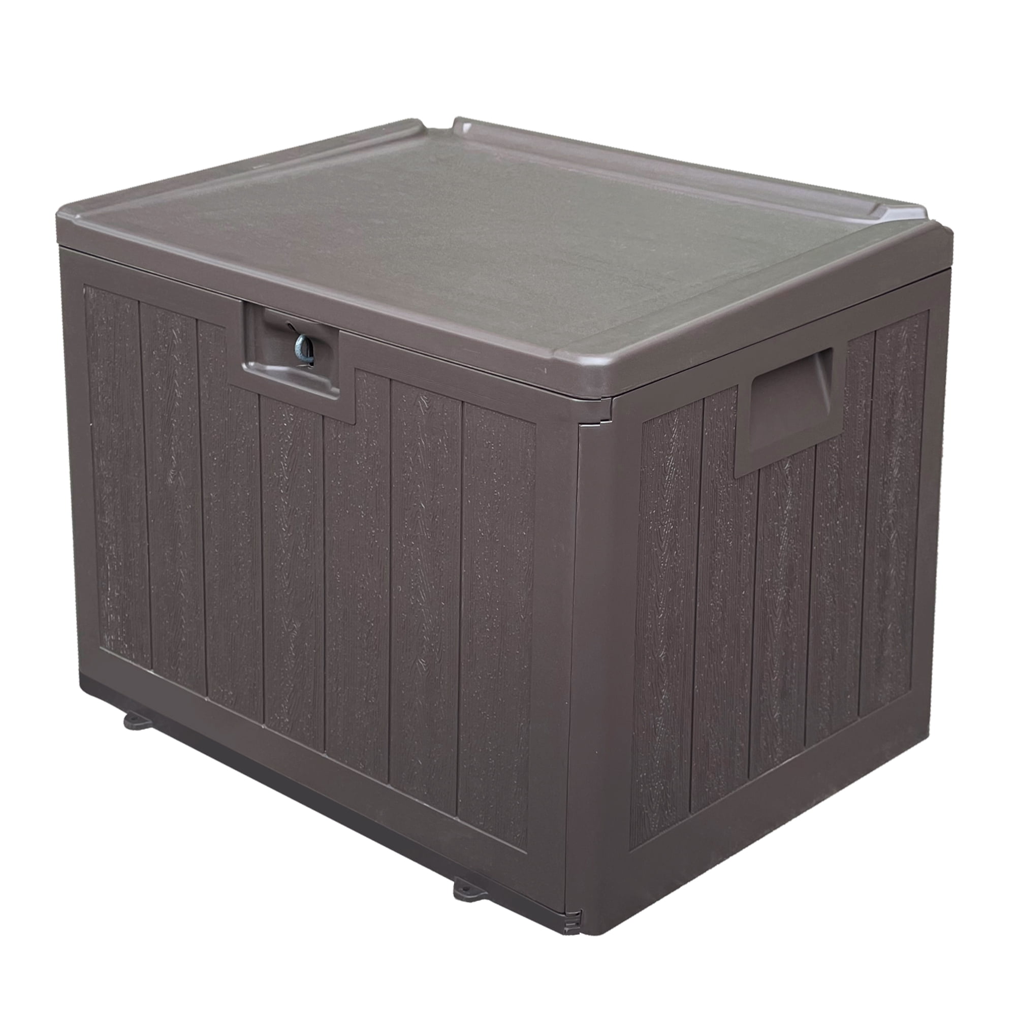 35 Gallon Extra Thin Resin Deck Box, Duarable Waterproof Outdoor ...