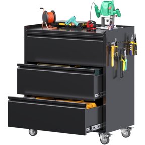 Westward Light Duty Tool Box Case, Powder Coated Red Top Chest 48RJ70 ...