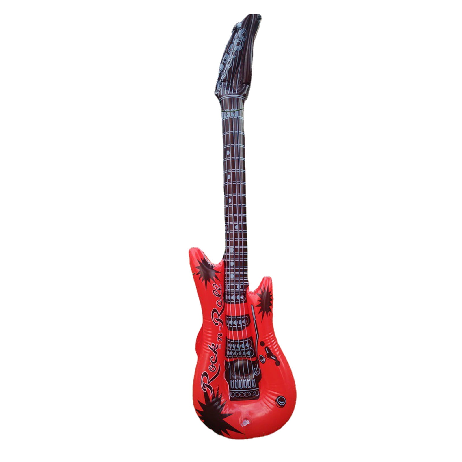 35 Inch Inflatable Guitar Toy, Rock Star Inflatable Electric Colorful ...