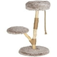 35 Inch Modern Cat Tree for Indoor Adult Cats with Wooden Scratching ...