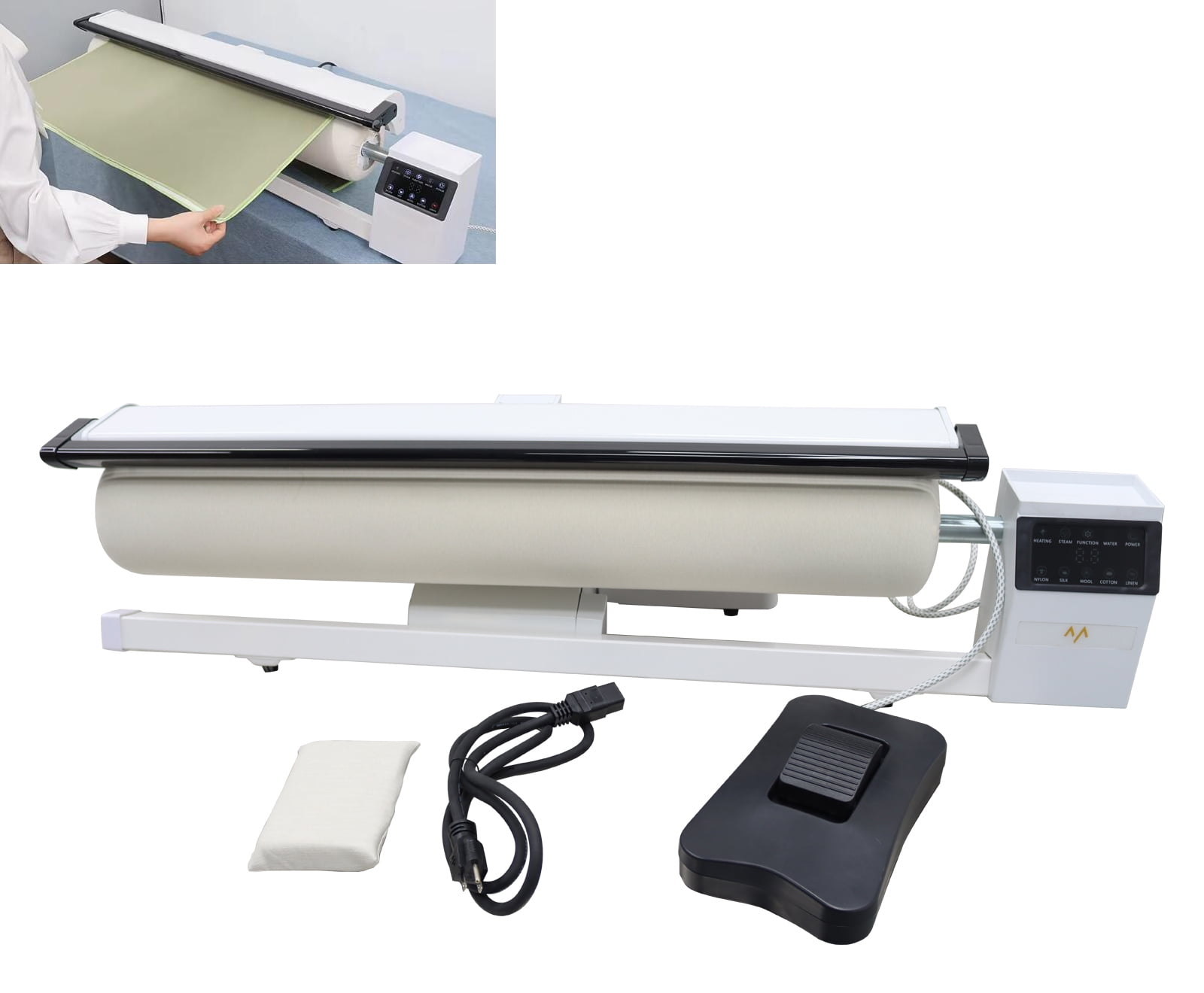 35 Inch Roller Ironing Machine Rotary Steam Press Ironing for Hotel ...