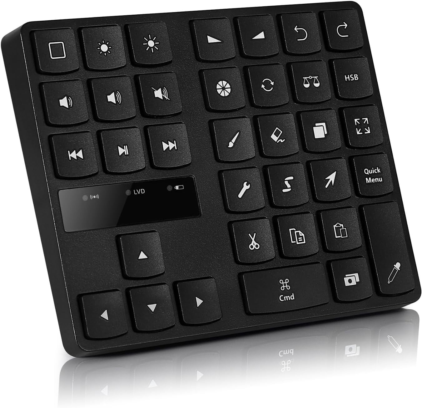 35 Keys Mini Drawing Keyboard, One Handed Ergonomic Drawing Keyboard ...