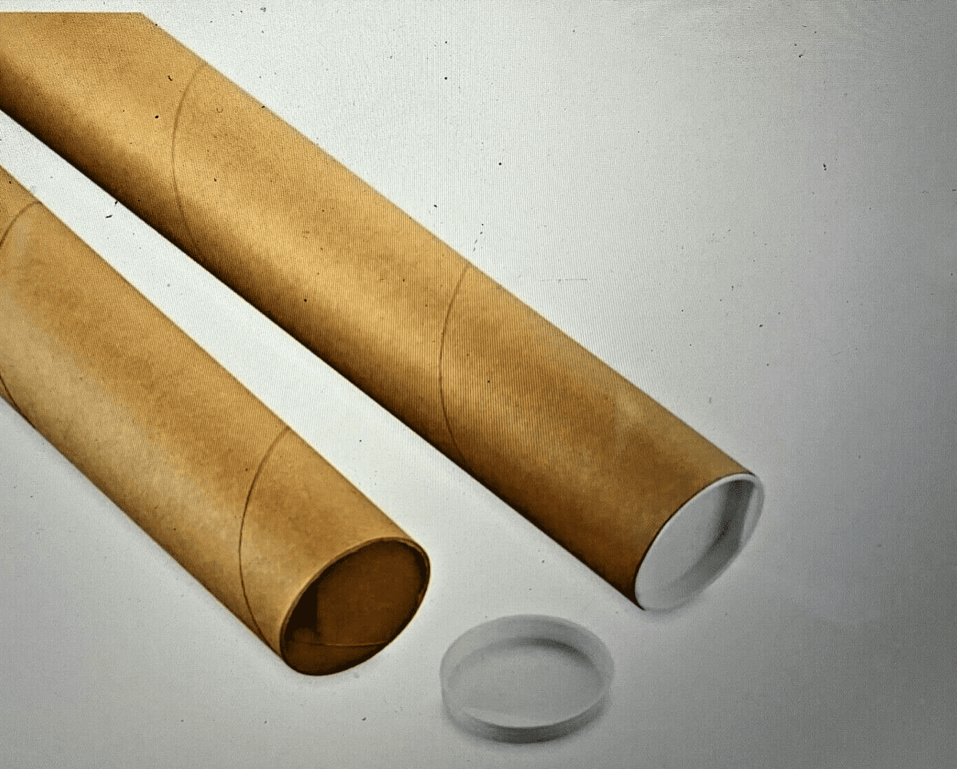 35 Kraft Tubes, Caps 2 1/2" x 18" Poster Document Mailing Shipping ...