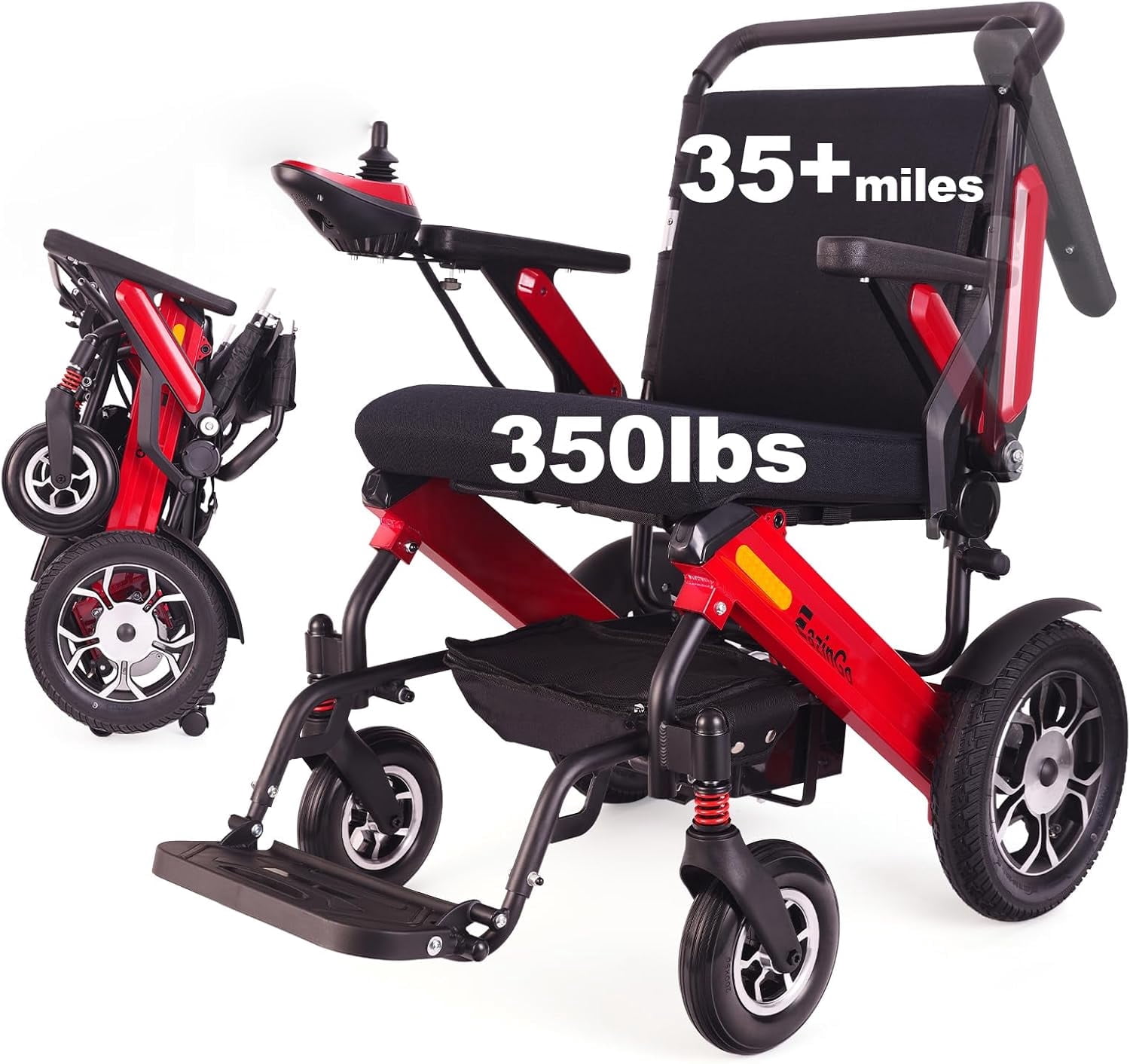 35+ Miles Long Travel Range, Electric Wheelchair for Adults Power ...