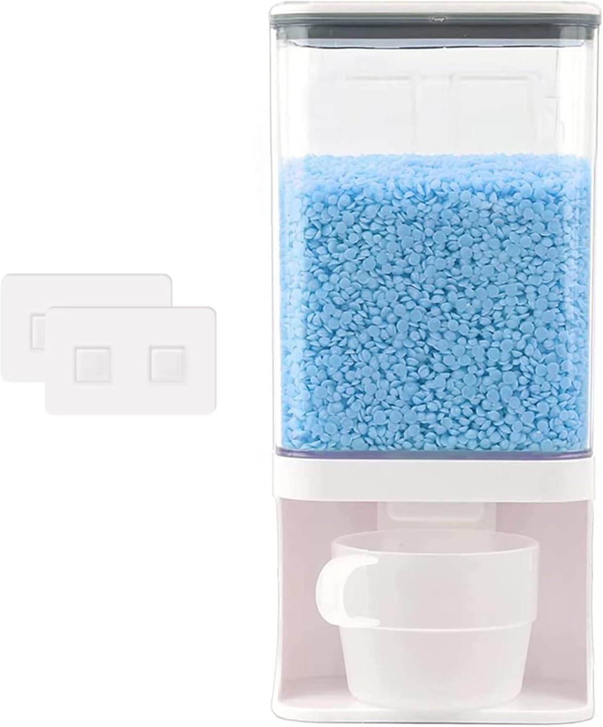 35 OZ Laundry Detergent Dispenser/Wall-Mounted Scent Booster Beads ...