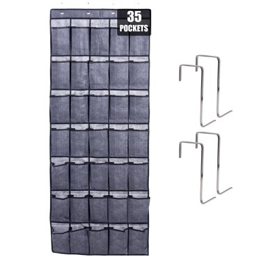 Fashionable Rolling Shoe Rack with Fabric Cubbies - Black - Walmart.com
