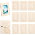 35 PCS 3.16 x 4.7 Inch Wooden Picture Frames, Unfinished Solid Wood ...