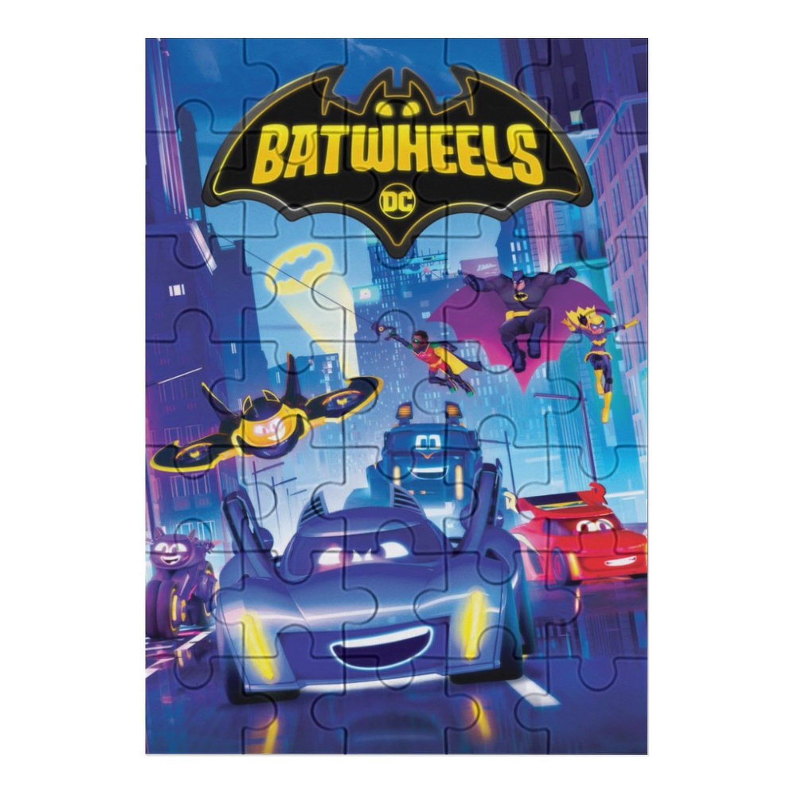 35 PCS Jigsaw Puzzle Batwheels Wooden Puzzle Challenging Game Fun ...