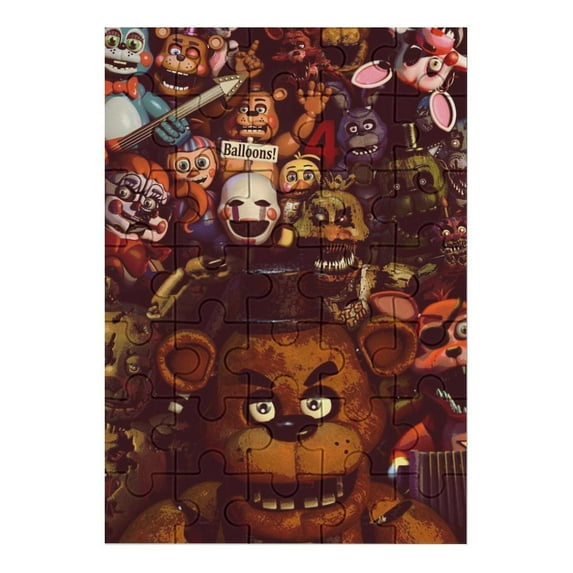 35 PCS Jigsaw Puzzle Five Nights At Freddy's FNAF Wooden Puzzle ...