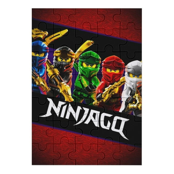 35 PCS Jigsaw Puzzle Ninjago Wooden Puzzle Challenging Game Fun Artwork ...