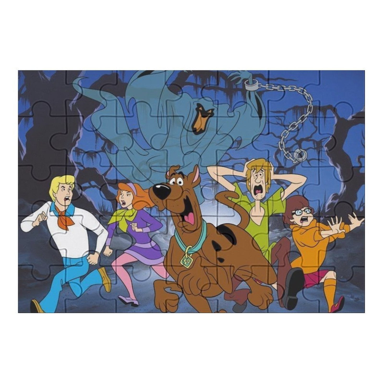 35 PCS Jigsaw Puzzle Scooby-Doo Wooden Puzzle Challenging Game Fun ...