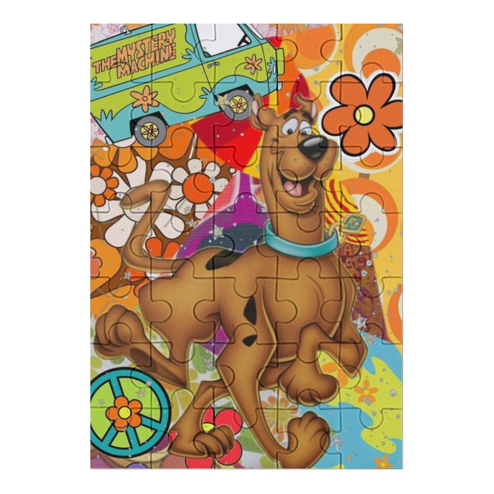 35 PCS Jigsaw Puzzle Scooby-Doo Wooden Puzzle Challenging Game Fun ...