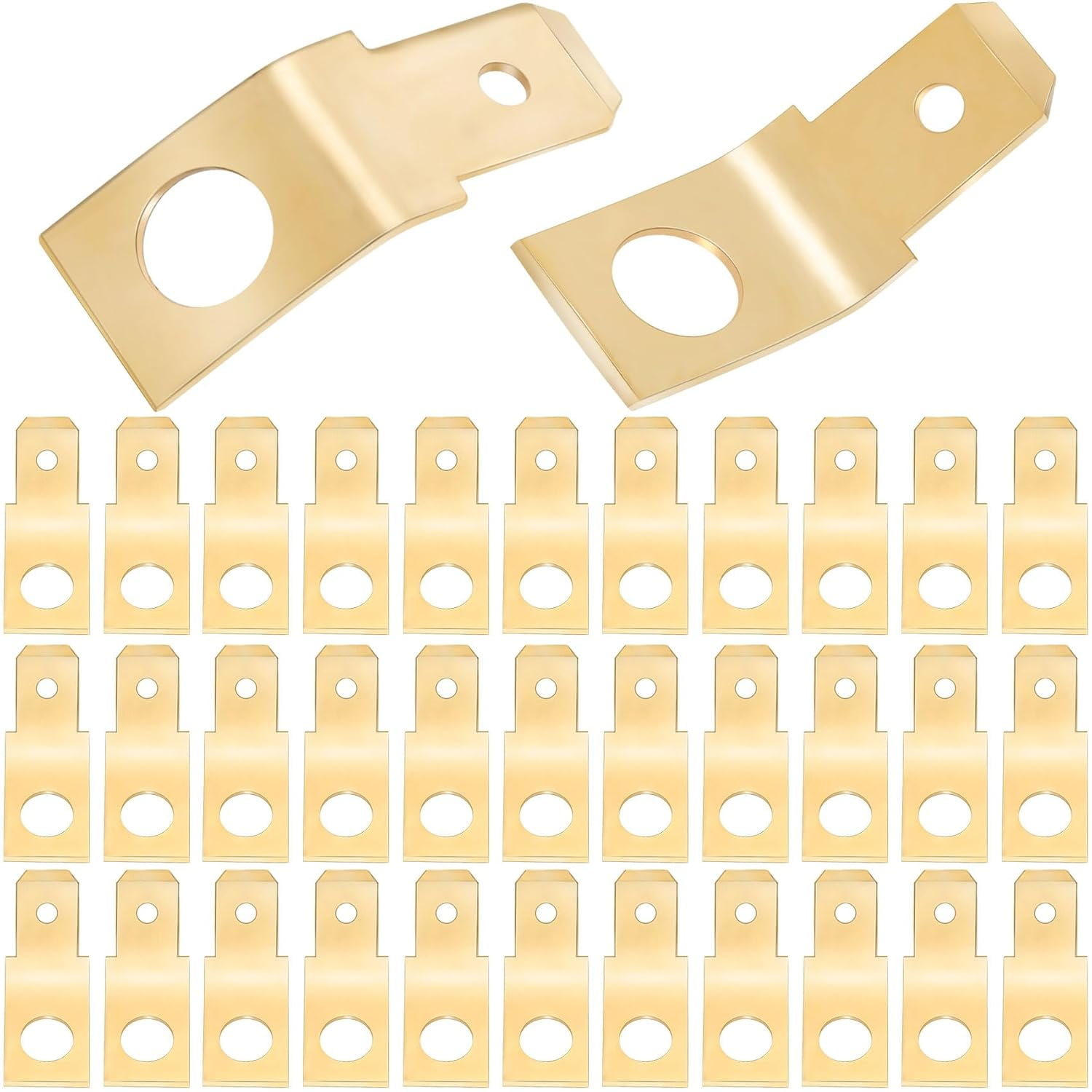 35 PCS Quick Disconnect Connectors, Non Insulated Copper Solderless ...