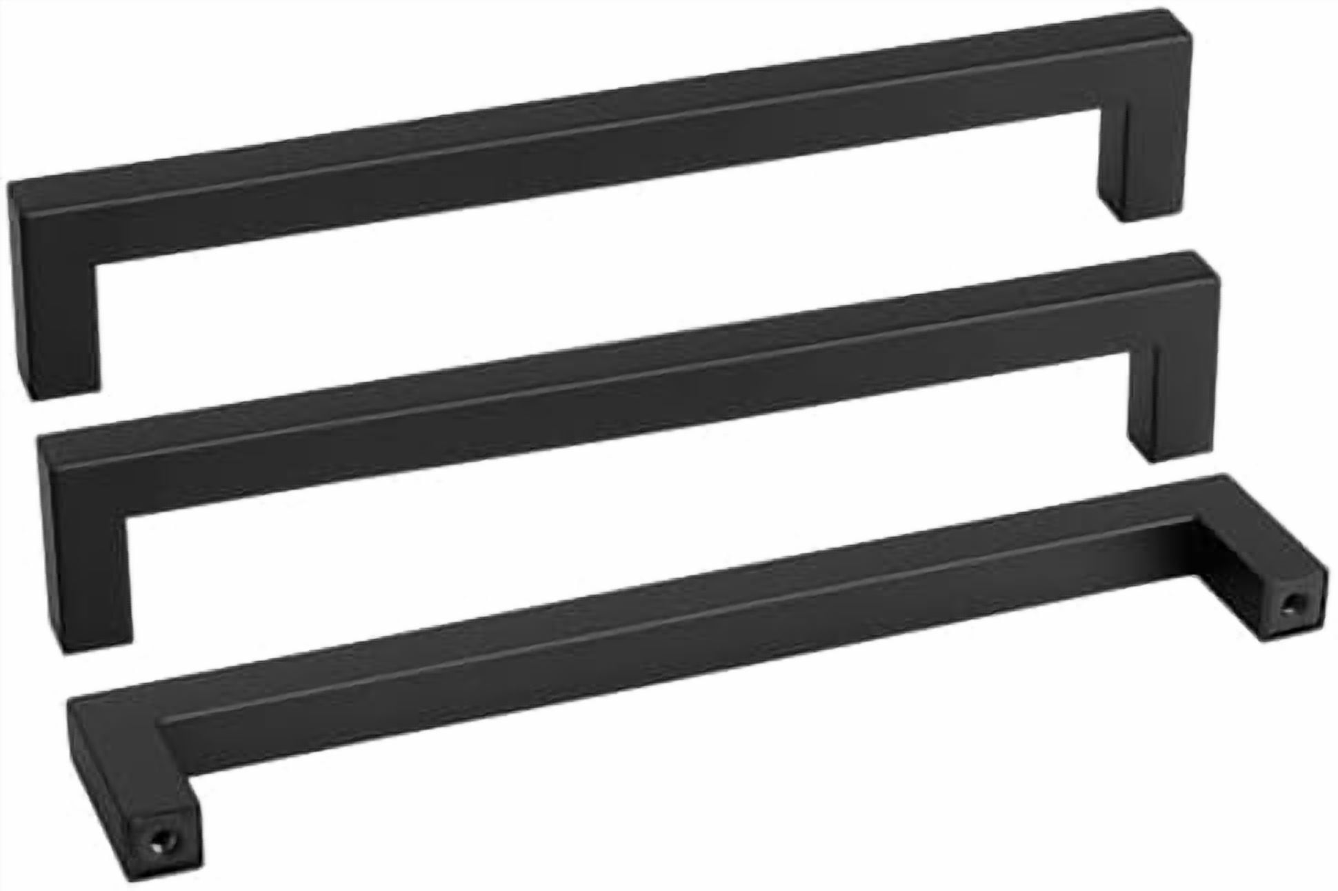 35 Pack 10 Inch Black Cabinet Handles Matte Black Drawer Pulls ...