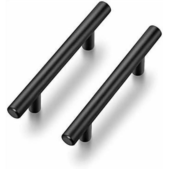 35 Pack | 5'' Cabinet Pulls Matte Black Stainless Steel Kitchen Drawer ...