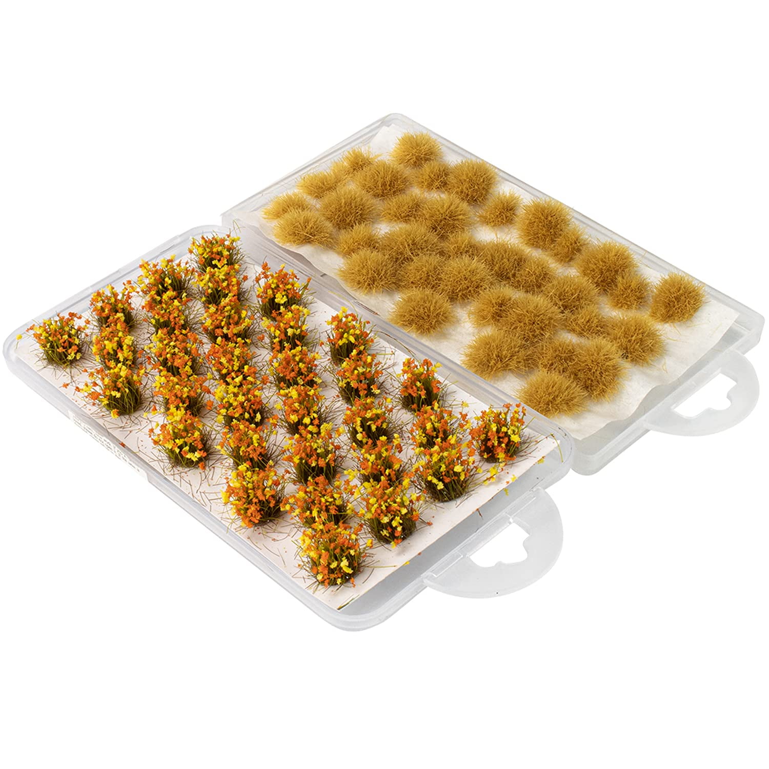 35 Pcs Static Grass Tuft Model Grass Tufts Railway Artificial Grass and ...