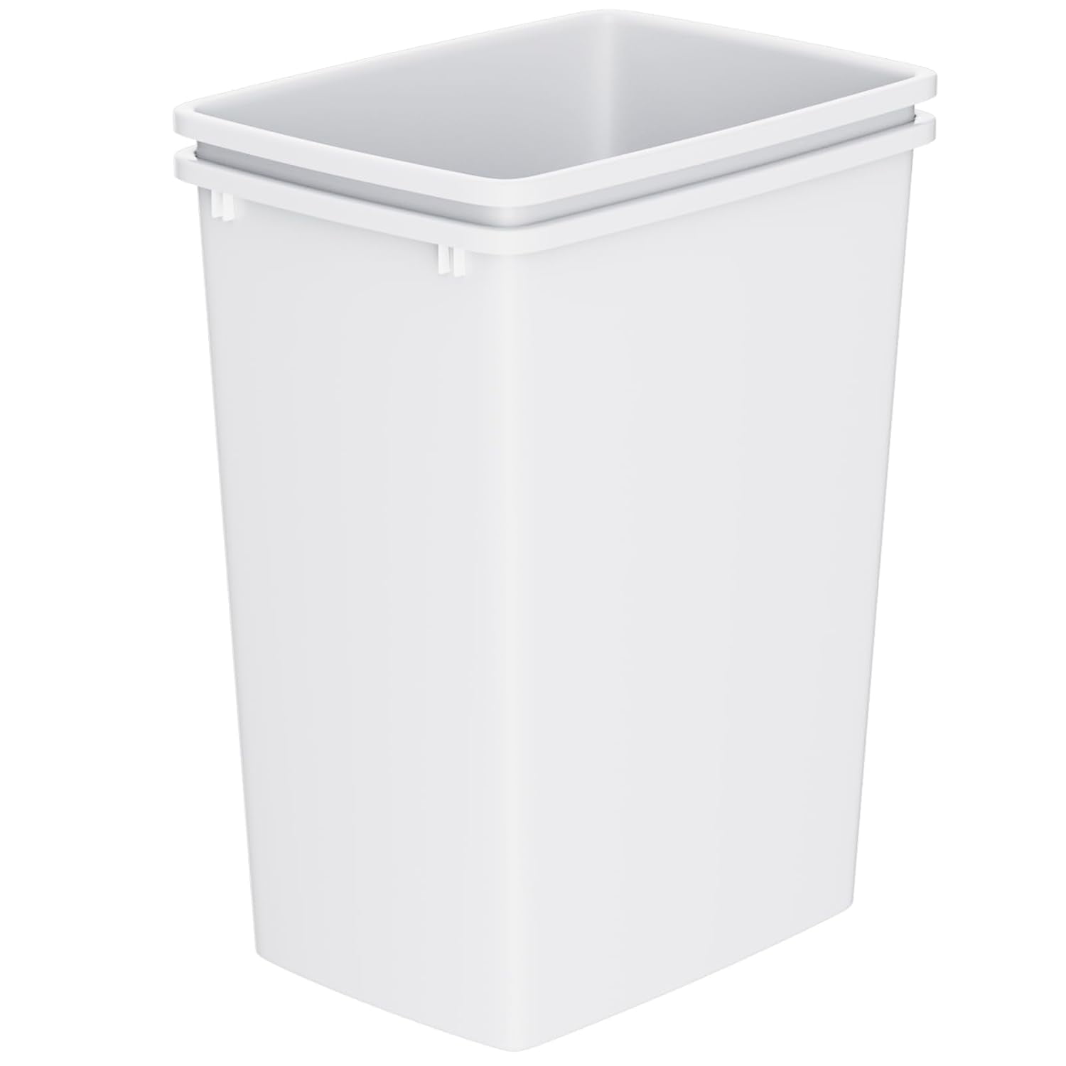 35 Quart Plastic Trash Can, Under Canbinet Waste Bin, 9-Gallons Slim ...