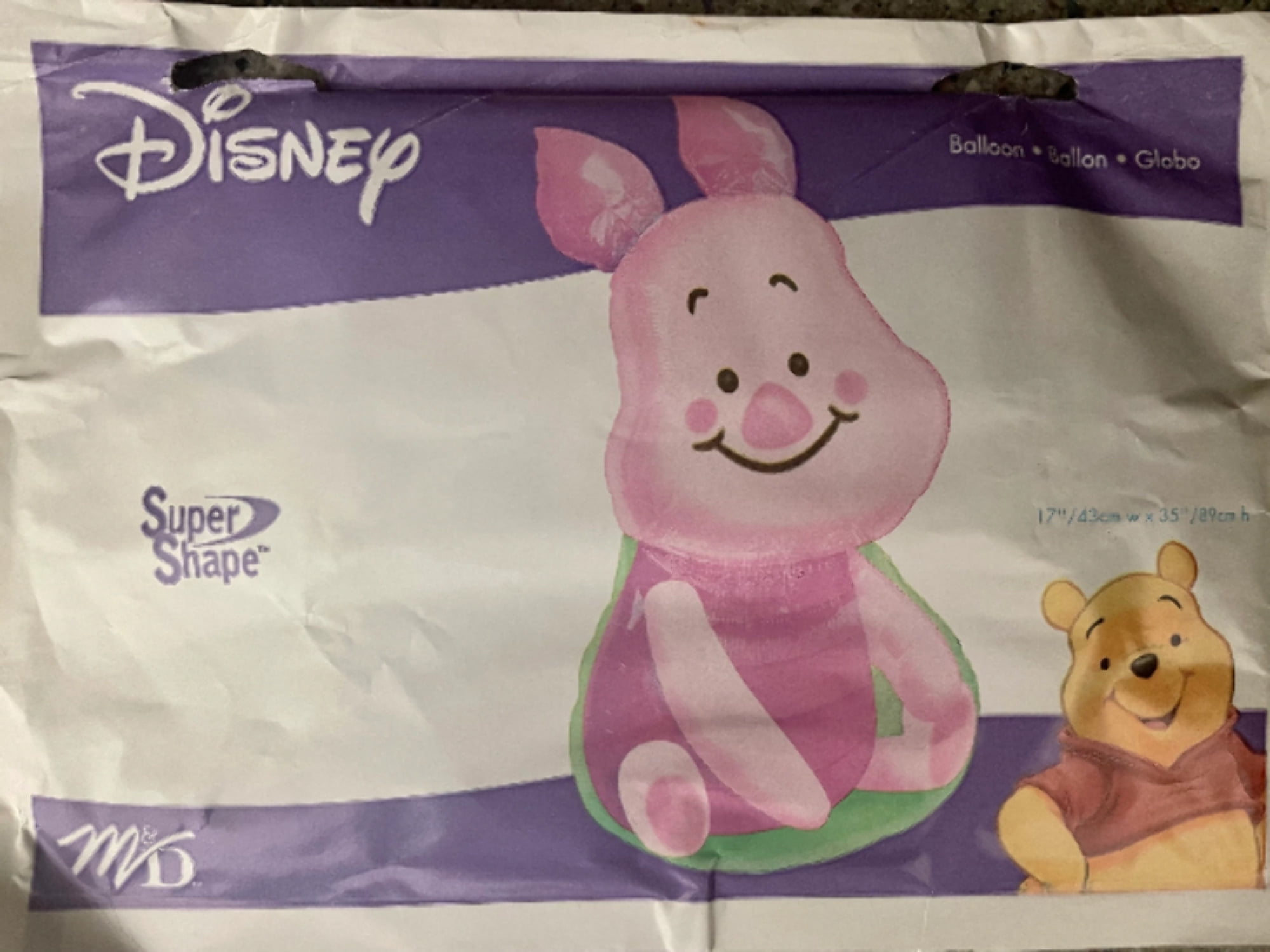 35" SITTING PIGLET BALLOON Large Shape Foil Mylar Balloon Party ...