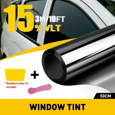 MotoShield Pro 25 Percent VLT Ceramic Window Tint, 36 Inch x 10 Foot ...