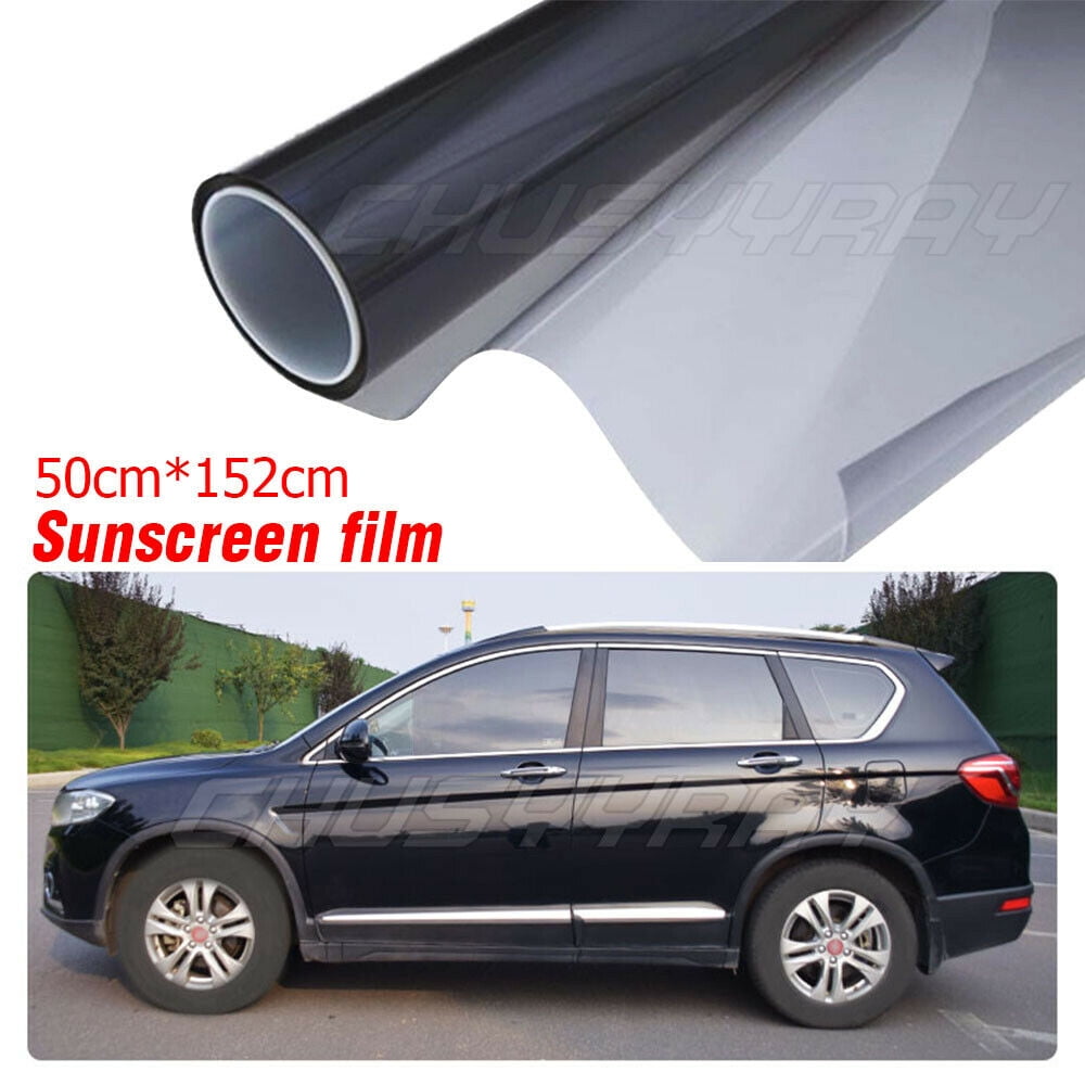 CHUSYYRAY Car Window Tint Film 35% VLT Black Scratch-Resistant UV ...
