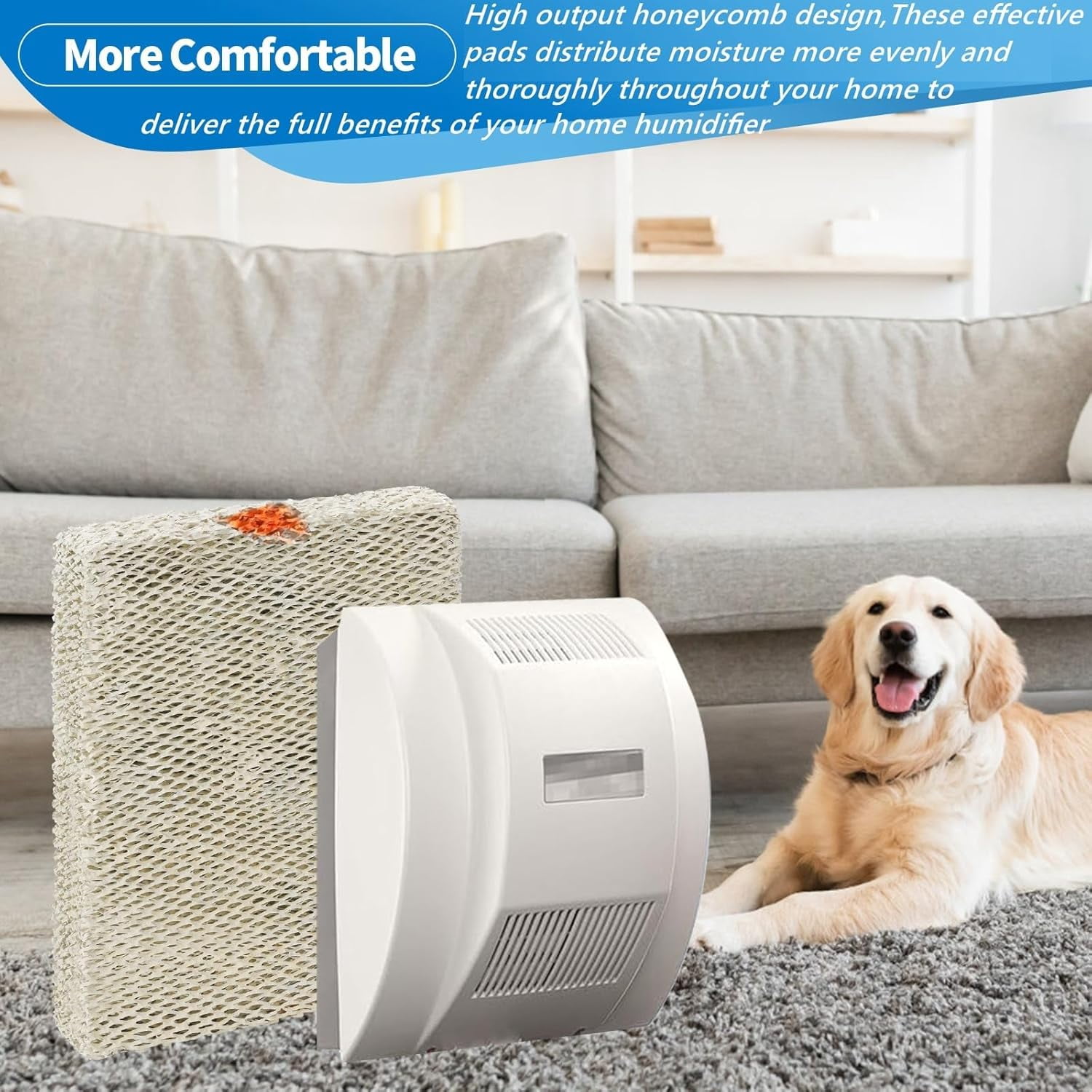 35 Water Panel Humidifier Replacement Filter - 4 Pack Compatible with ...