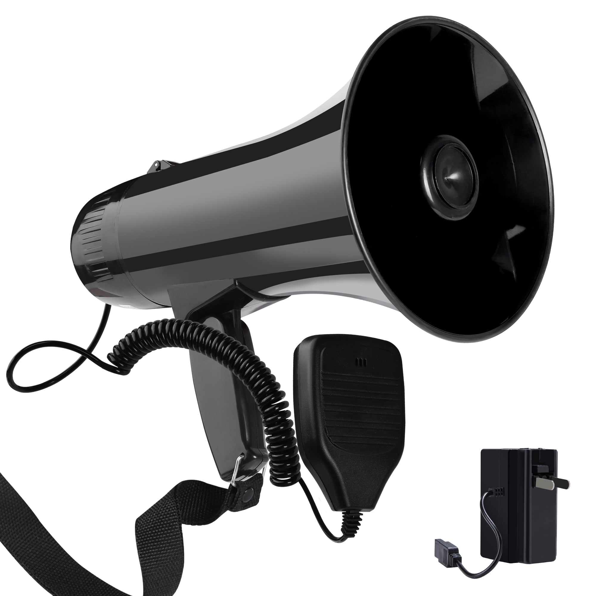 MyMealivos 35W ABS Megaphone with Rechargeable Battery with Voice Siren ...