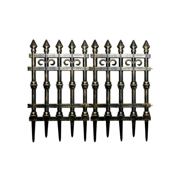 35" X 29" Brass Graveyard Gates Decoration - Walmart.com