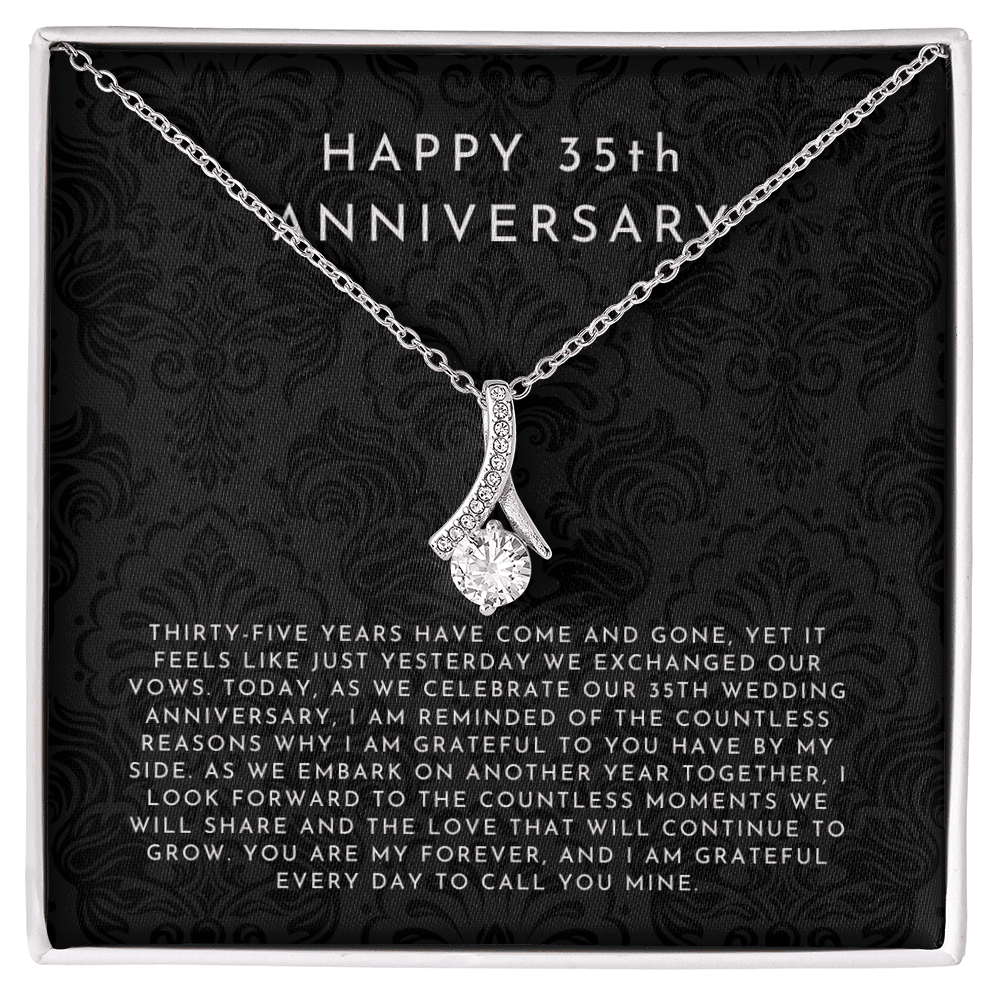 35 Year Anniversary For Wife Necklace A Meaningful Necklace Perfect For ...